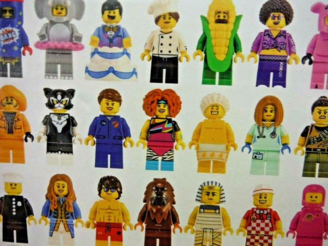 Lego Minifigure Puzzle 1000 Piece Jigsaw Chronicle Books 25x20in Family ...