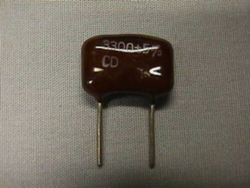 5 Cornell Dubilier 3300PF 100V Dipped Silver Mica Capacitors | eBay