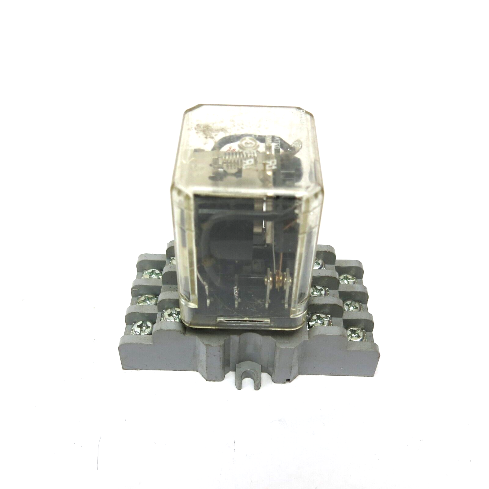 Potter Brumfield KUMP-11D18-12 Relay 12V W/ Potter 27E121 Relay Socket ...