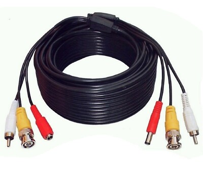 145Ft Audio Video Power Security Camera Cable FOR Night Owl SYSTEMS ...