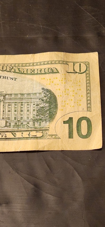 2017 $10 DOLLAR STAR NOTE CIRCULATED CONDITION--ULTRA LOW SERIAL NUMBER ...