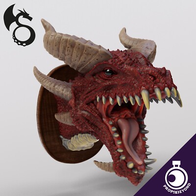 Dragon Head Trophy Dungeons and Dragons Props&Beyond D&D | eBay