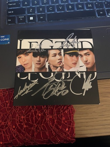 Legend AUTOGRAPHED CD Single 5 Signatures K Pop Korea | eBay