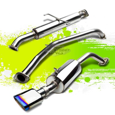 FOR 08-15 SCION XB T2B 5.5" OVAL BURNT TIP STAINLESS STEEL CATBACK ...