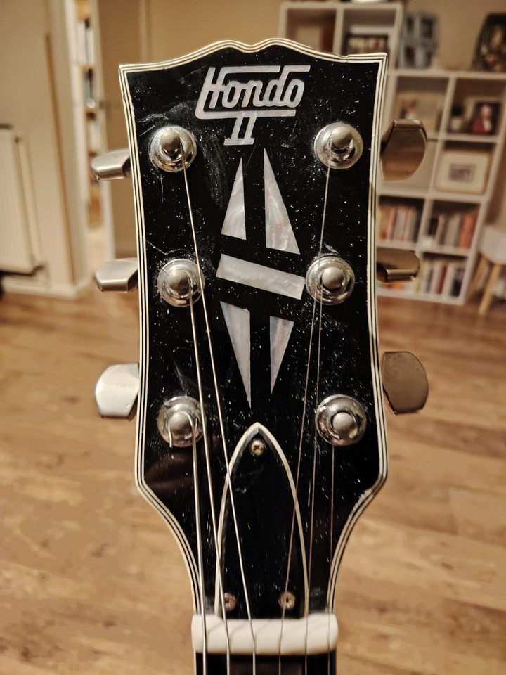 Hondo 2 Electric Guitar 1970s Vintage SG Style. Has Issues. Please read ...
