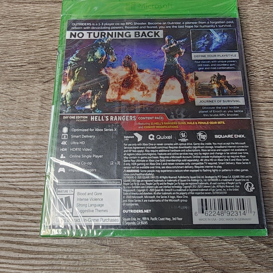 Outriders Day One Edition Xbox Series X and Xbox One Game | eBay