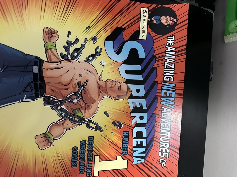 Wwe Super Cena John Cena, Comic Book Cover Print | eBay