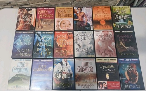 18 Brilliance Audiobooks Julie Garwood, Amanda Quick, Karen Robards ...