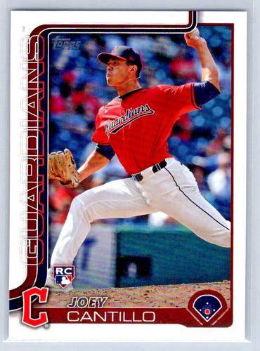 2025 Topps Baseball - Joey Cantillo - Cleveland Guardians - RC - #318 ...