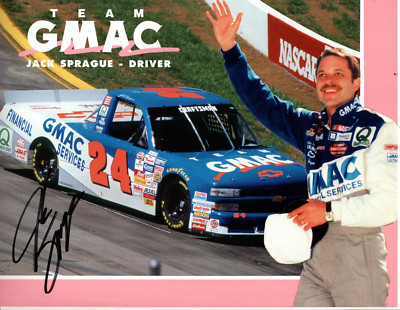 AUTOGRAPHED JACK SPRAGUE 1999 TEAM GMAC 8 1/2X11 HERO POST CARD | eBay