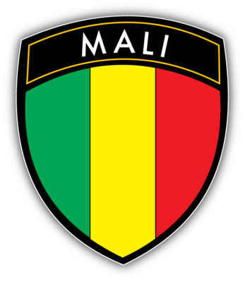 Mali Flag Shield Car Bumper Sticker Decal - ''SIZES'' | eBay
