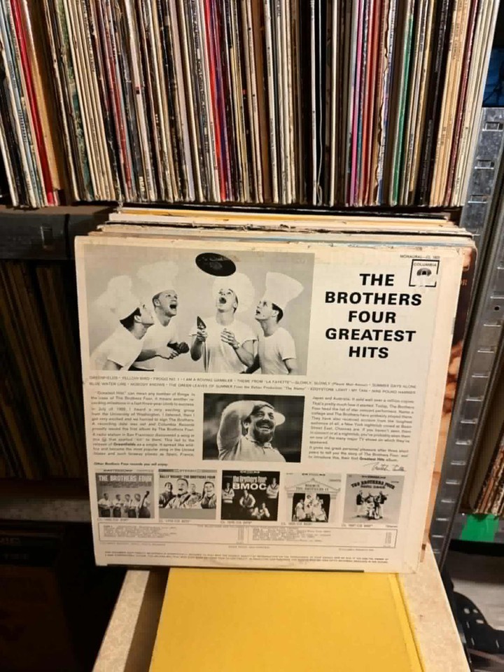 The Brothers Four - The Brothers Four Greatest Hits 33rpm VG+ AB90 | eBay