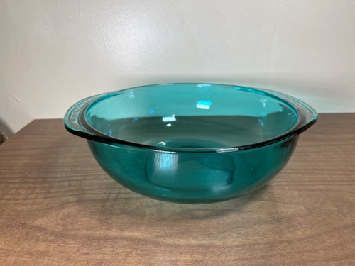 Pyrex Glass Dish Peacock Turquoise Aqua Blue 2 Qt- 2 L Cookware ...