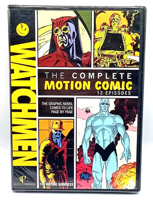 Watchmen: The Complete Motion Comic 12 Episodes DVD Sealed (See ...