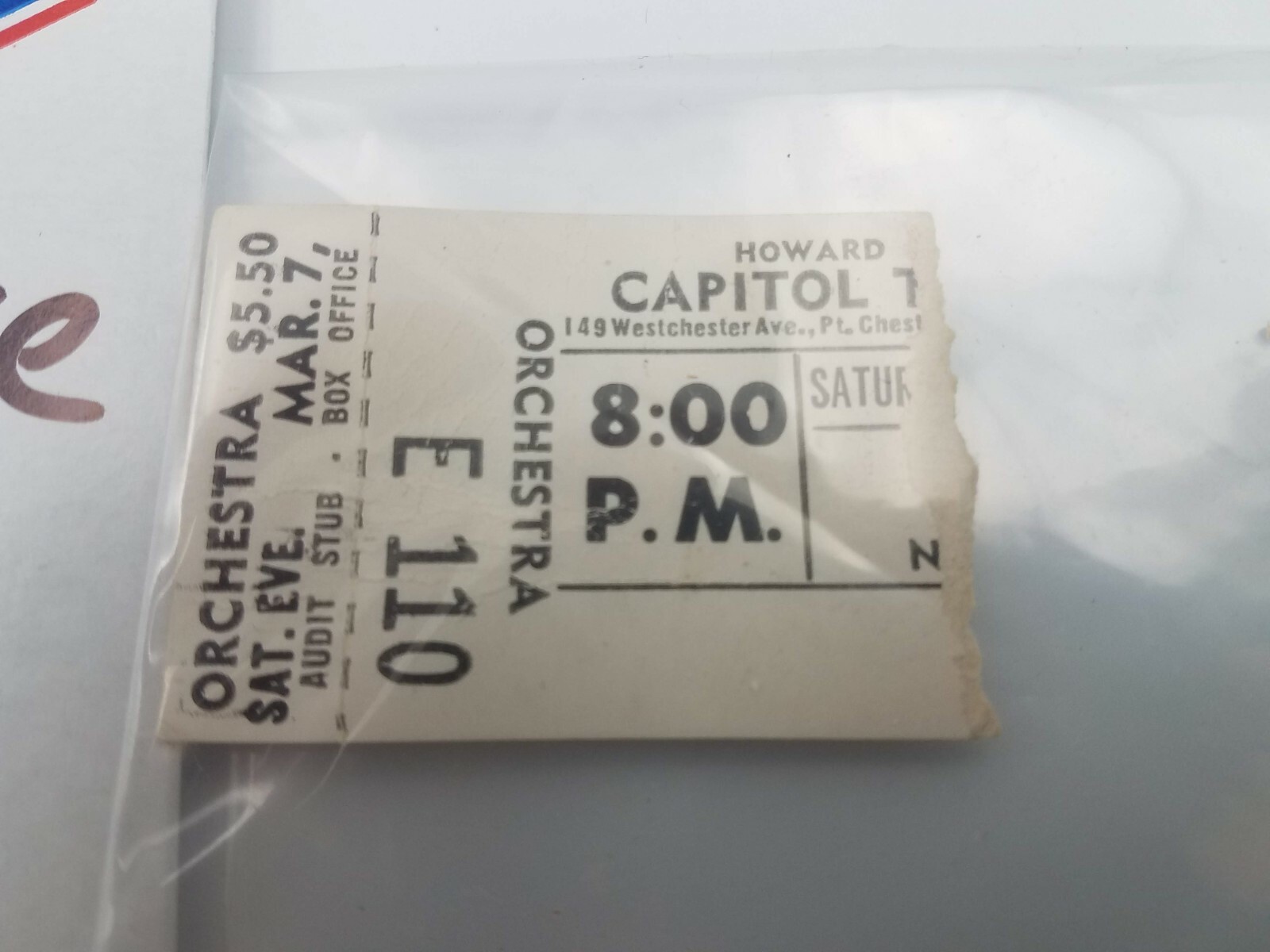 FRANK ZAPPA & CHICAGO Concert Ticket Stub NEW YORK NY 2/21/69 FILLMORE ...