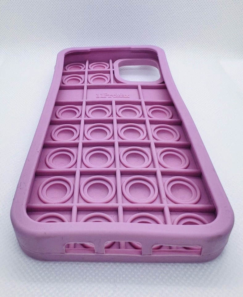 Pop It Phone Case for iPhone 11 Pro Max XS Max Fidget Bubble Reliever ...