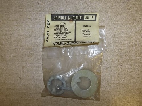 GMC SK-15 Spindle Nut Kit *FREE SHIPPING* | eBay