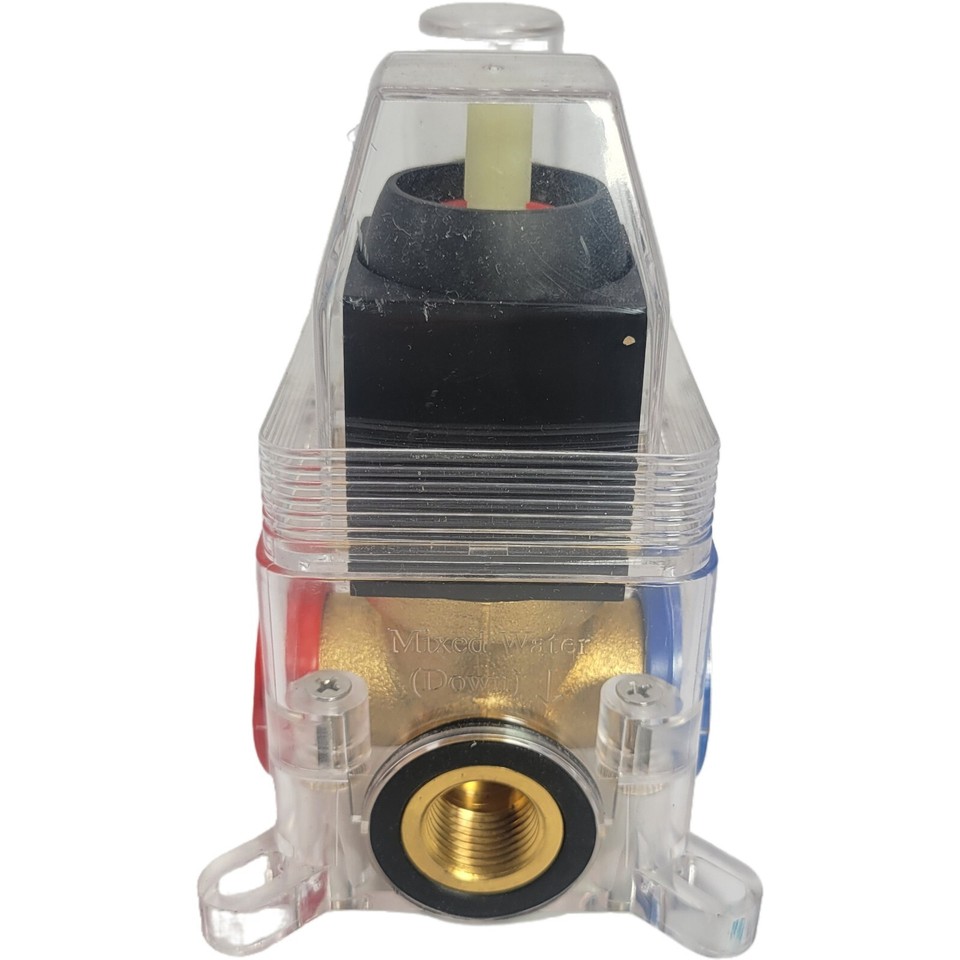 Embather Bathroom Shower Faucet Rough In Valve SS Stainless Steel 4-Way ...