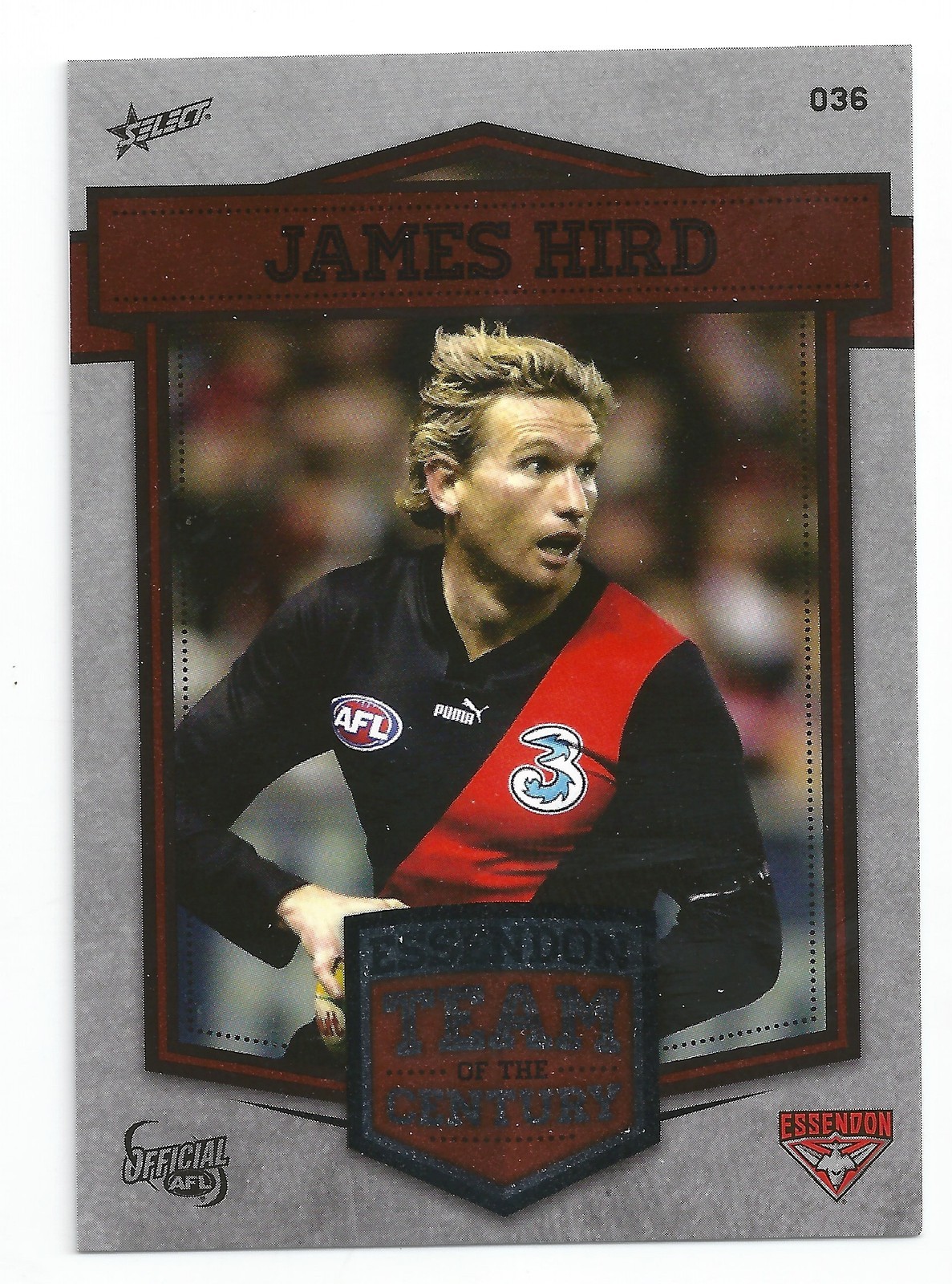 Essendon Team of the Century (036) James HIRD | eBay