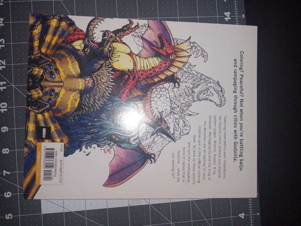 Godzilla: The Official Coloring Book Titan Paperback | eBay