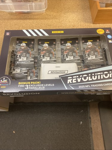 2025 NFL Panini Revolution Bundle With Bonus Pack LOT OF 5 Sealed Boxes ...