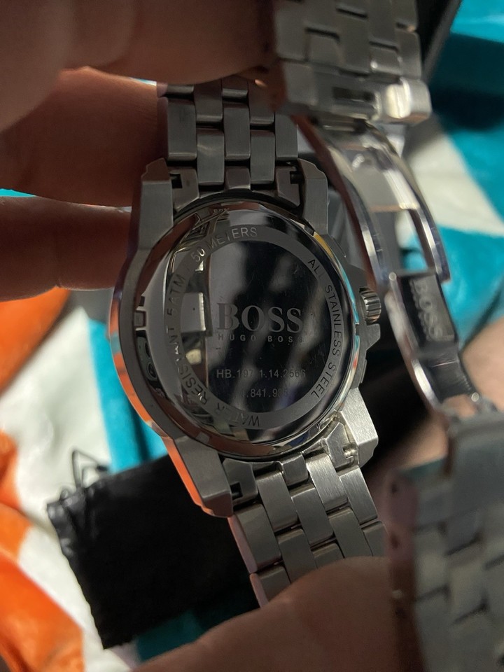 Hugo Boss Silver Men's Watch HB1971 Chronograph Watch | eBay