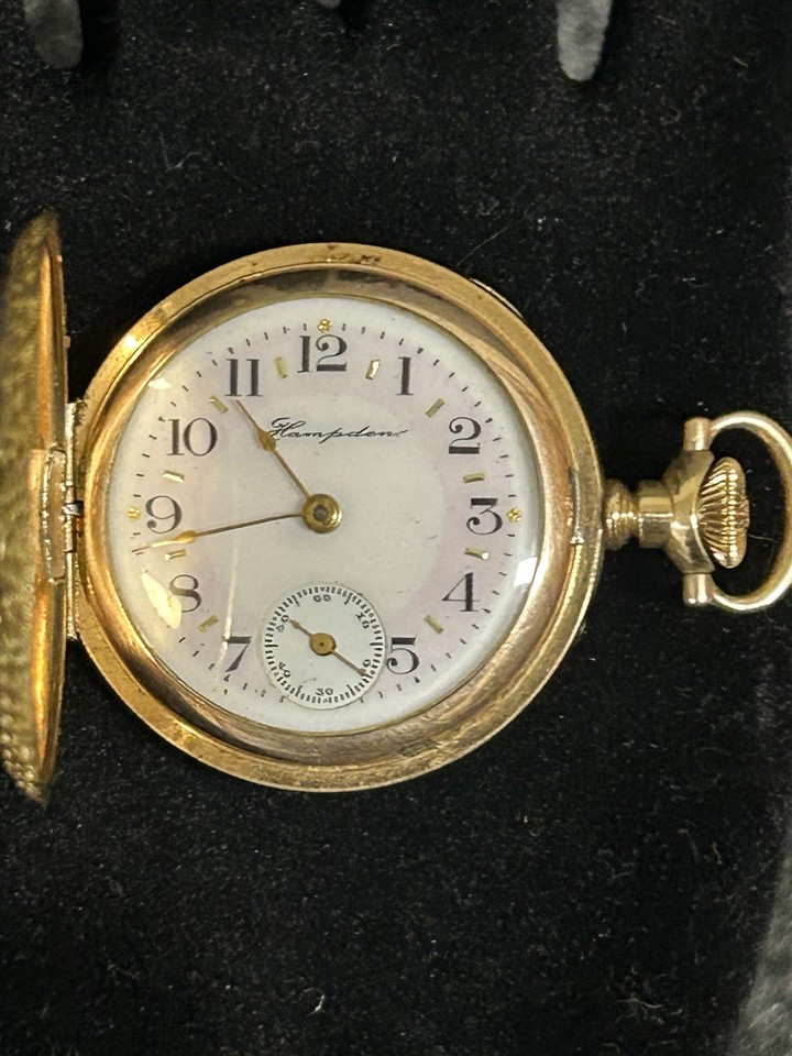Working 1907 Molly Shark 7 Jewels 14k Pocket Watch | eBay