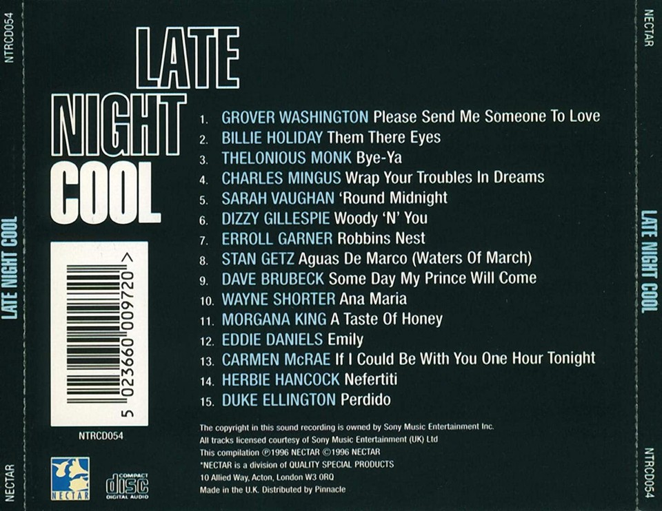 Various Late Night Cool (CD) (UK IMPORT) 5023660009720| eBay