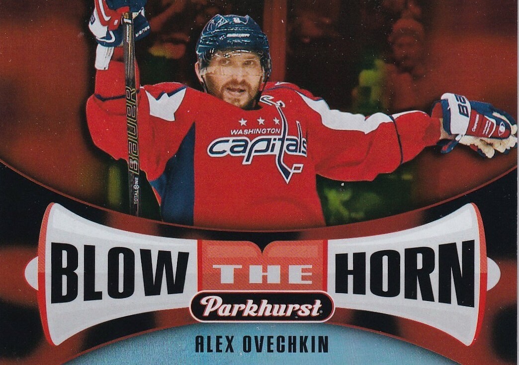 🏒 17-18 PARKHURST BLOW THE HORN - ALEX OVECHKIN #BH-5 WASHINGTON ...