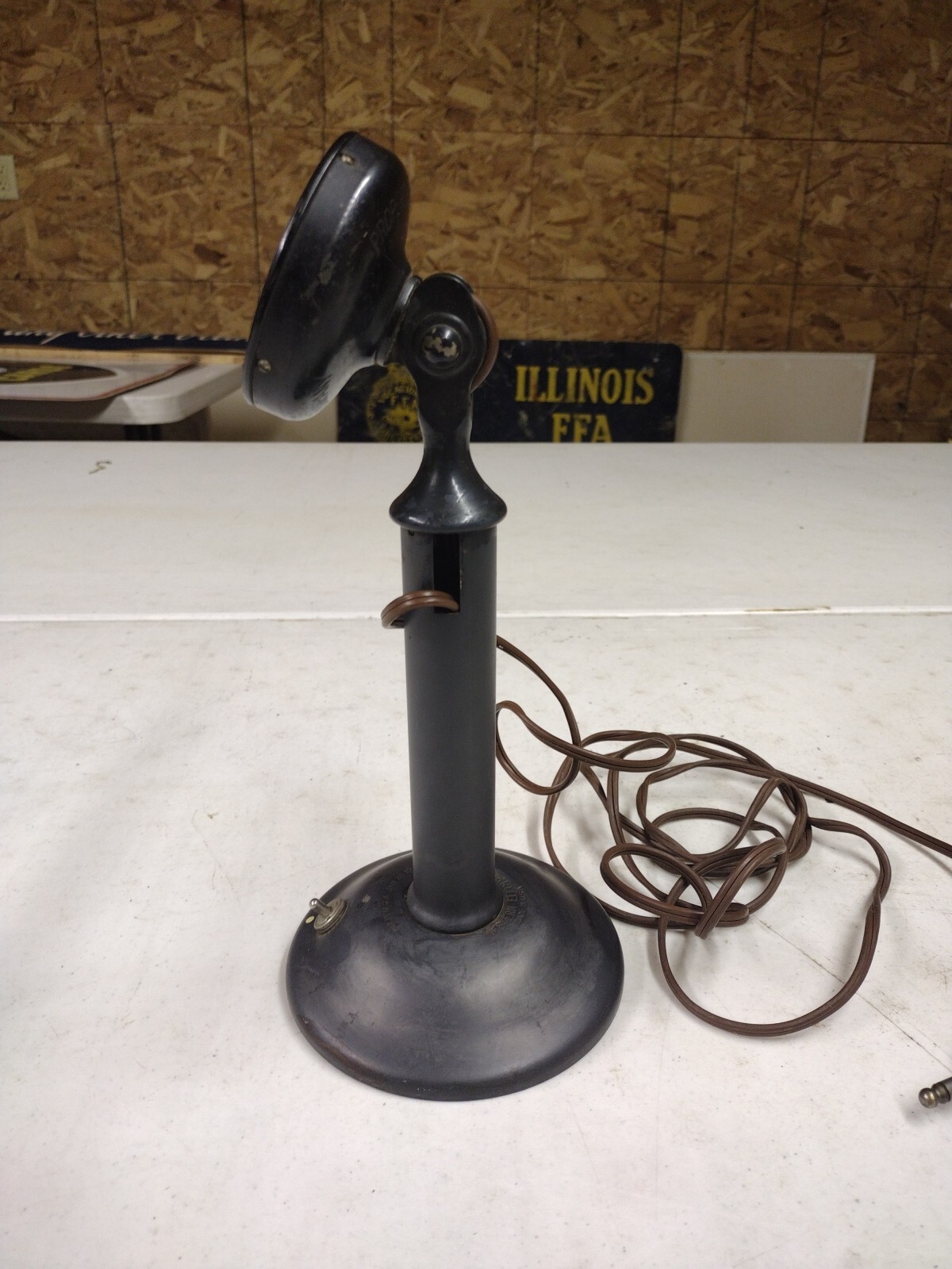 Antique Bell Telephone Co. Western Electric Switchboard Candlestick ...