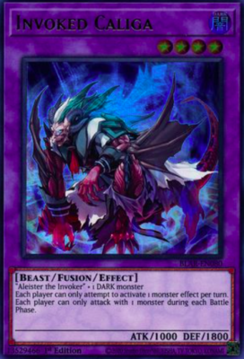1X NM Invoked Caliga - BLAR-EN080 - Ultra Rare 1st Edition yugioh | eBay