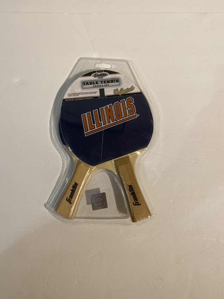 Illinois Franklin Two Player Table Tennis Paddle Set Ping Pong | eBay