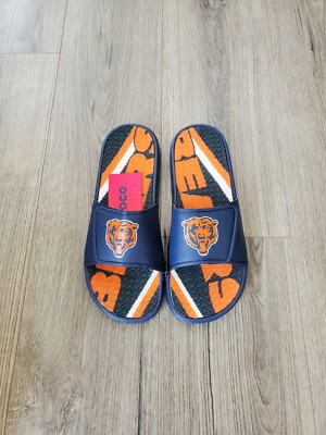 FOCO Chicago Bears NFL GEL Sport Shower Sandal Slides Mens Size Medium ...
