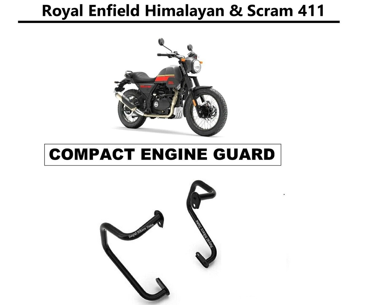 Royal Enfield Himalayan 2016-2020 Engine Crash Guard Black – LRL Motors ...