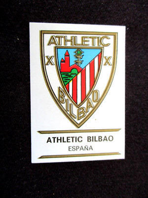 ATHLETIC BILBAO SPAIN ESPANA FOOTBALL CLUB BADGES 1975 N° 100 PANINI ...
