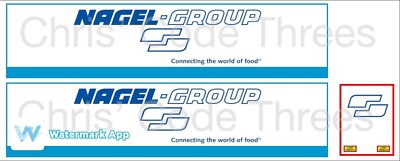 Code 3 Adhesive Vinyl Trailer Decal - Nagel Group - 1/50 1/76 1/148 | eBay
