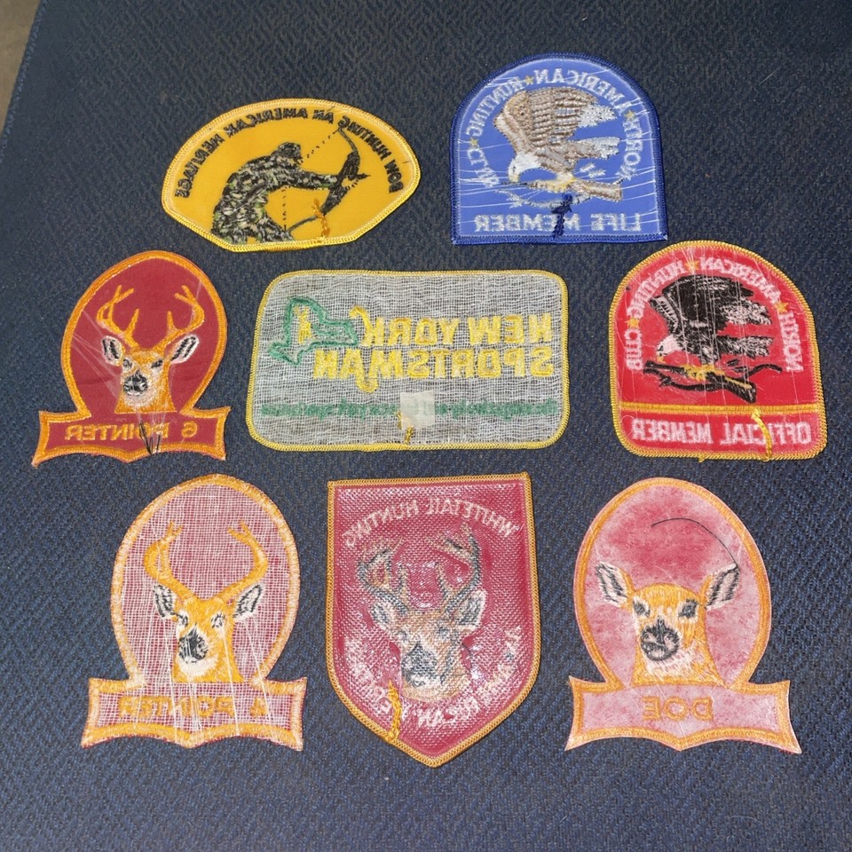 8 Hunting Patch Lot North American Hunting Club Buck Doe New York ...