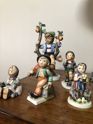 HUMMELS 5 TOTAL COLLECTIBLES VINTAGE GOEBELS SIGNED MJ HUMMEL | eBay
