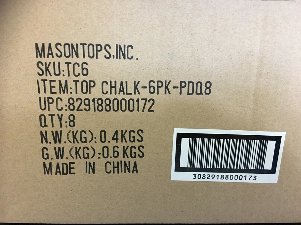 CASE OF 48 Top Chalk Fine-Tip Professional Liquid Chalk Ink Markers ...