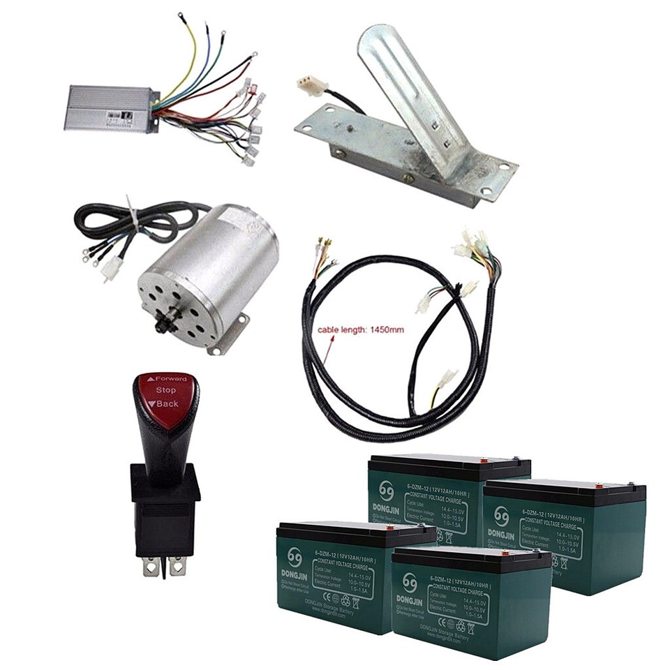 48V 1800W Brushless Motor/Battery/Pedal Kit for Razor Bike Rocket ATV ...