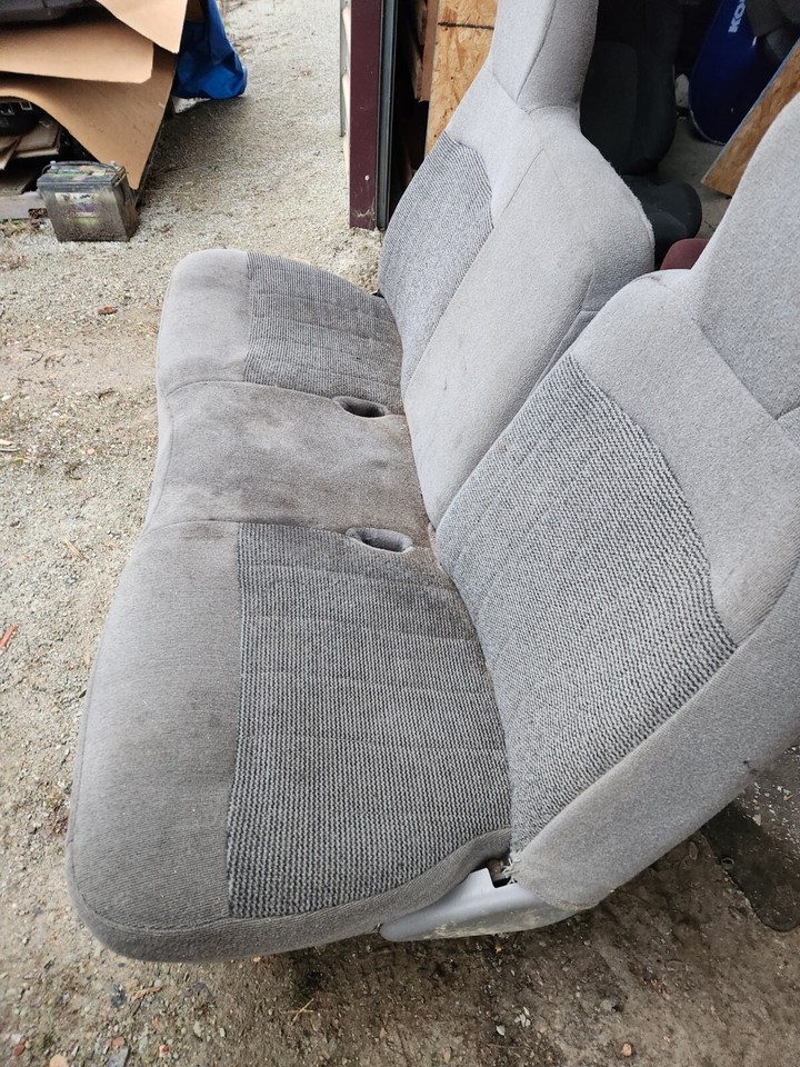 1996 Ford F 150 250 350 Pick Up Truck Front Bench Seat Gray Cloth | eBay