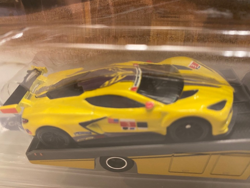 Hot Wheels 2021 Team Transport Corvette C8R Yellow Nice Card Box Ship ...