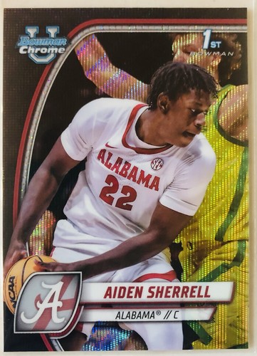 2025 Bowman Chrome U #3 Aiden Sherrell - 1st Bowman Black Wave ...