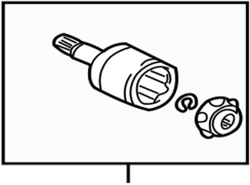 43403-60010 Toyota Joint set, front axle inboard, rh 4340360010, New ...