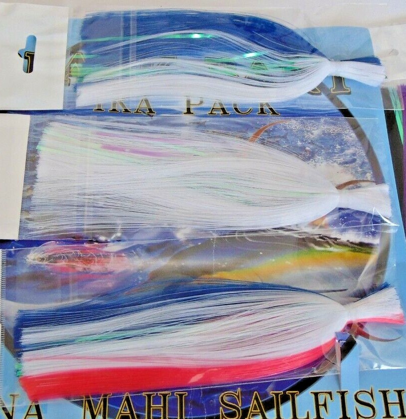 10 SEA WITCH CHROME FLASH BULLET HEAD RED EYES FISH TROLLING TACKLE ...