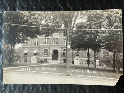 RPPC - Howell, Michigan Court House | eBay