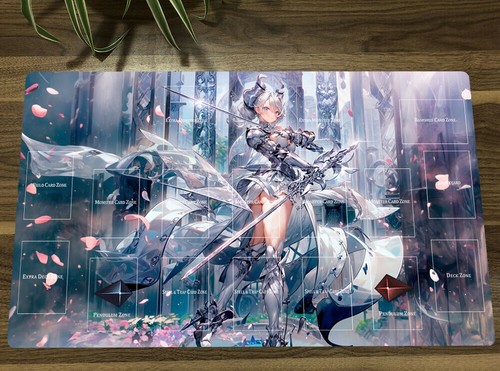 WVICM YGO Playmat Labrynth of the Silver Castle TCG CCG Mouse Pad Card ...