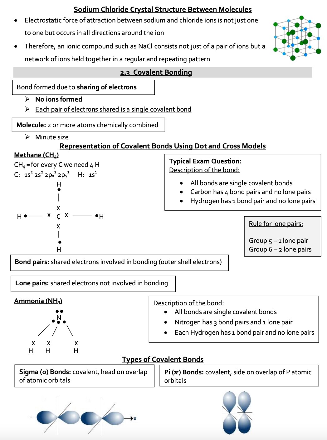 H1 Leaving Cert Chemistry pdf Notes | eBay