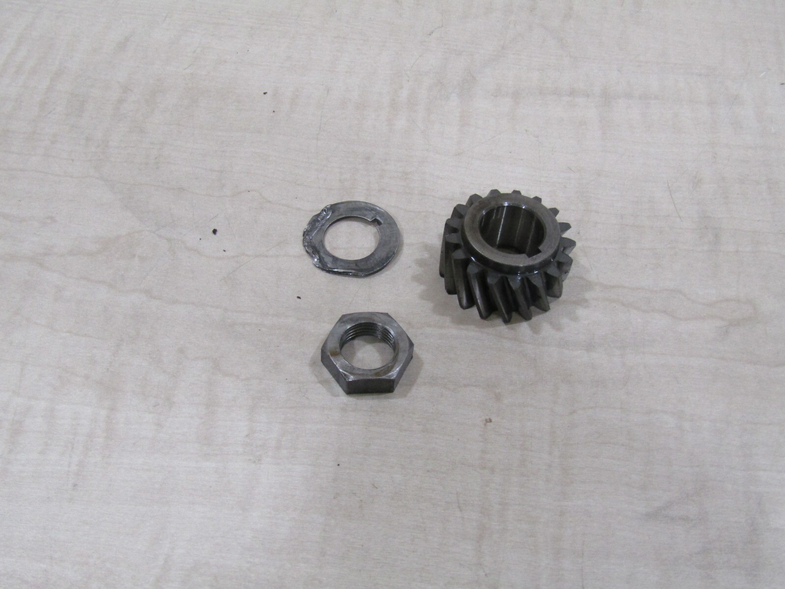 1975 1974 1973 SUZUKI TM125 CHALLENGER PRIMARY DRIVE GEAR & NUT | eBay