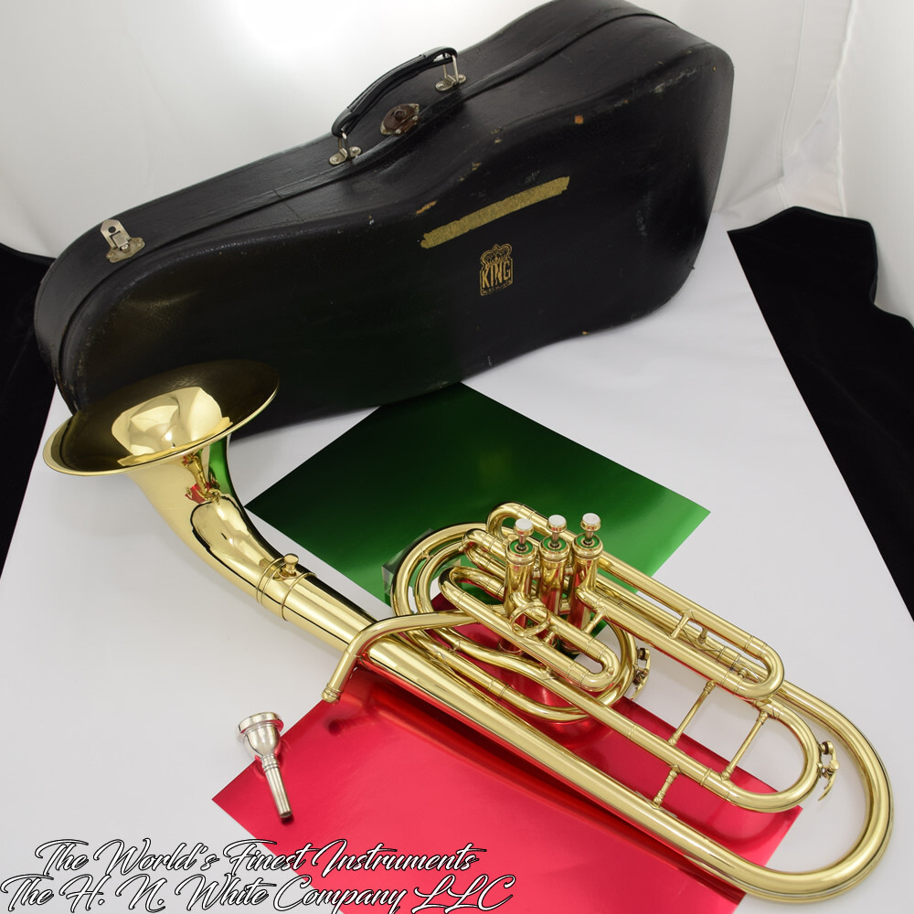 1957 Vintage King H. N. White Made Trombonium Marching Trombone | eBay ...